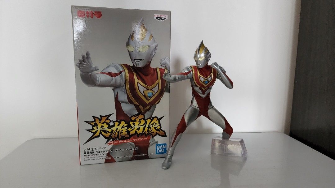 Ultraman Gaia V1 Hero's Brave Statue Figure, Hobbies & Toys, Toys ...