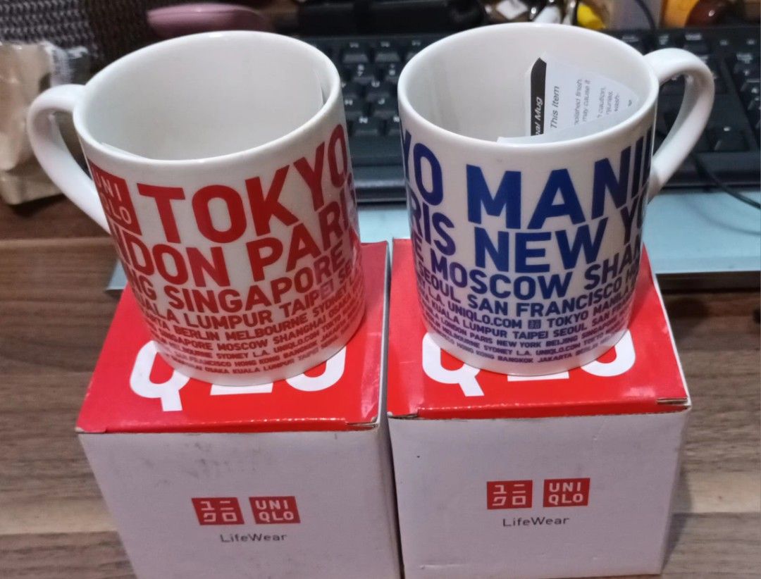 Uniqlo 2pc Mug on Carousell