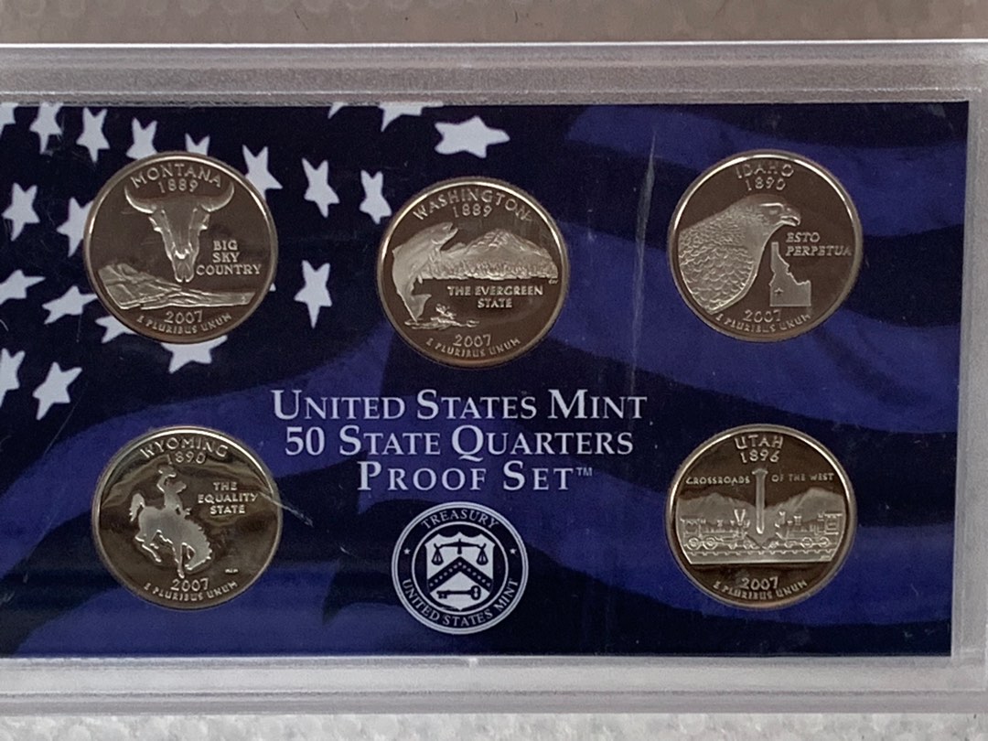 USA 2007 Quarters Coin Set, Hobbies & Toys, Memorabilia & Collectibles ...