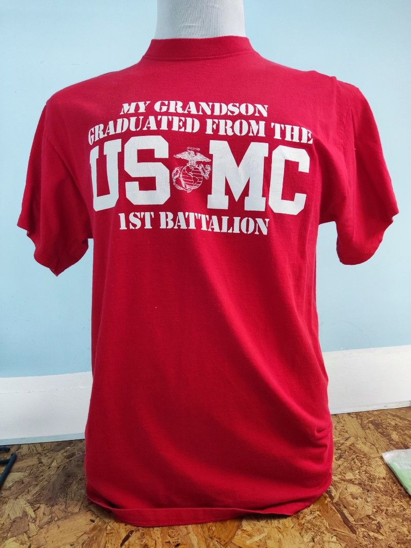 USMC shirt, Men's Fashion, Activewear on Carousell