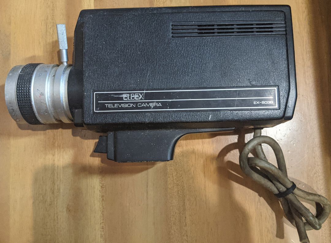 Vintage 1980 ELBEX EX-8038 Television Camera, Photography, Cameras on ...
