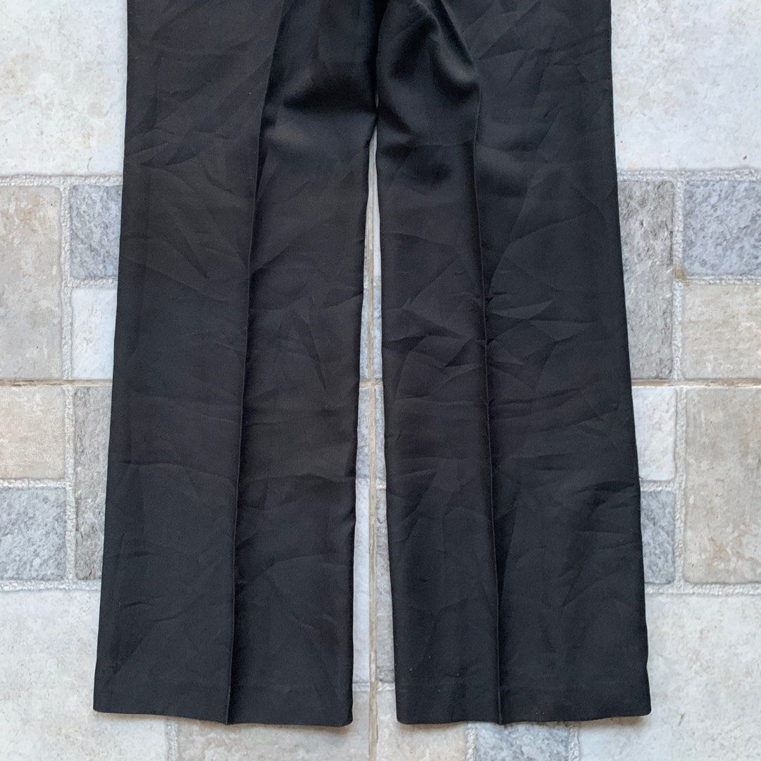 Vintage 70s Angels Flight Black Flared Bootcut Trousers, Men's Fashion ...