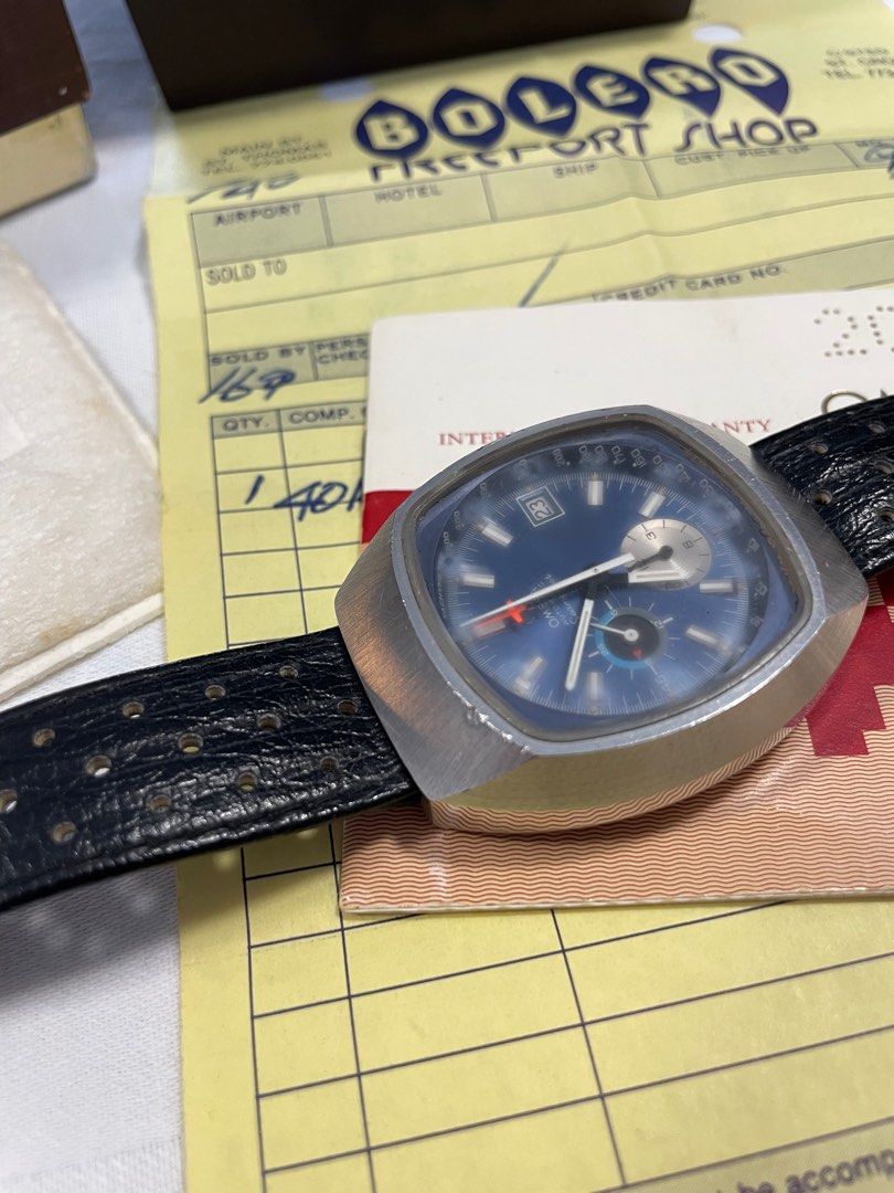 Vintage Omega Seamaster automatic chronograph watch, Luxury, Watches on ...