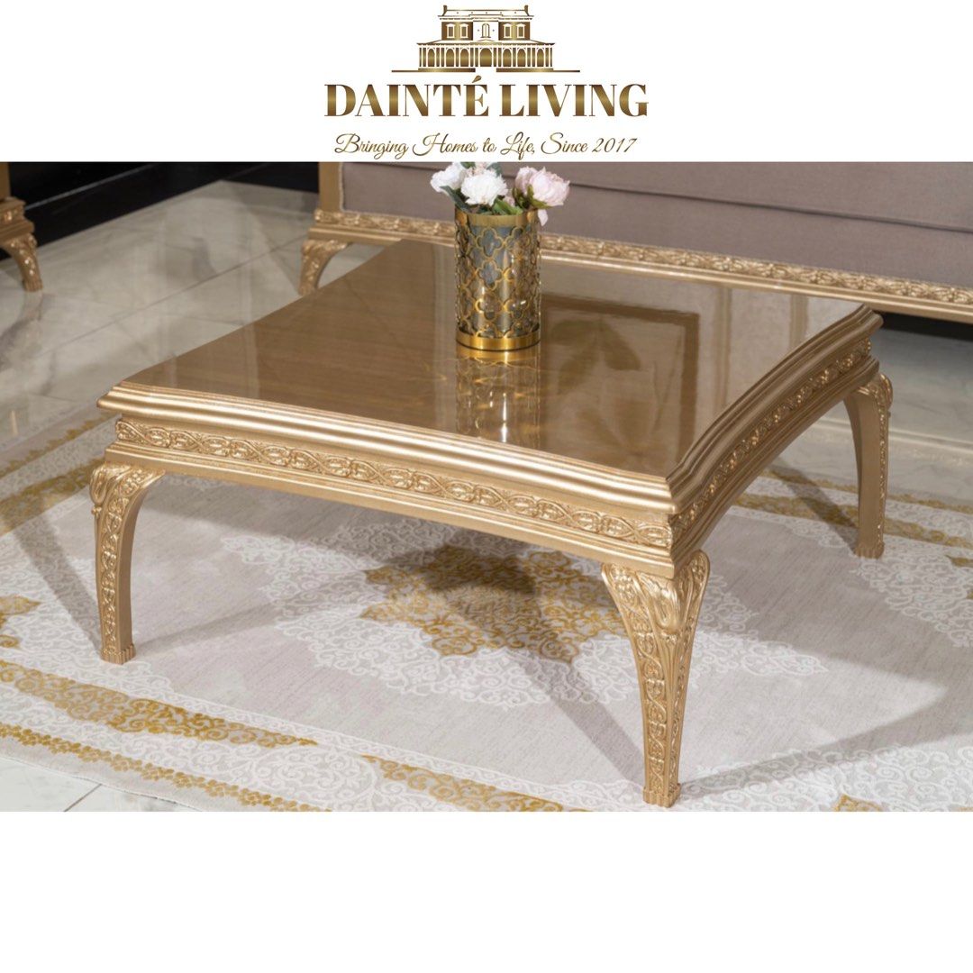 VITTORIA Modern French Coffee Table, Furniture & Home Living, Furniture ...
