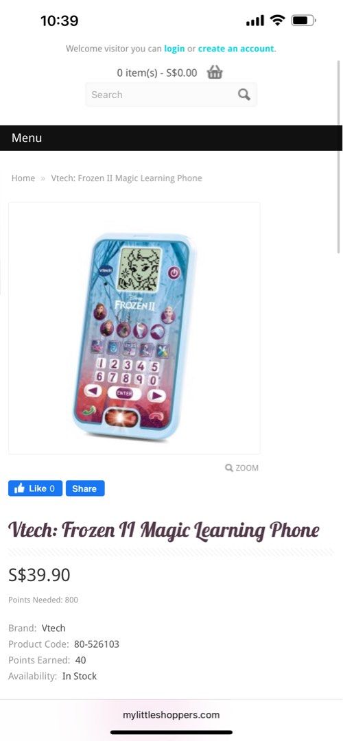Vtech Disney frozen learning phone, Hobbies & Toys, Toys & Games on ...