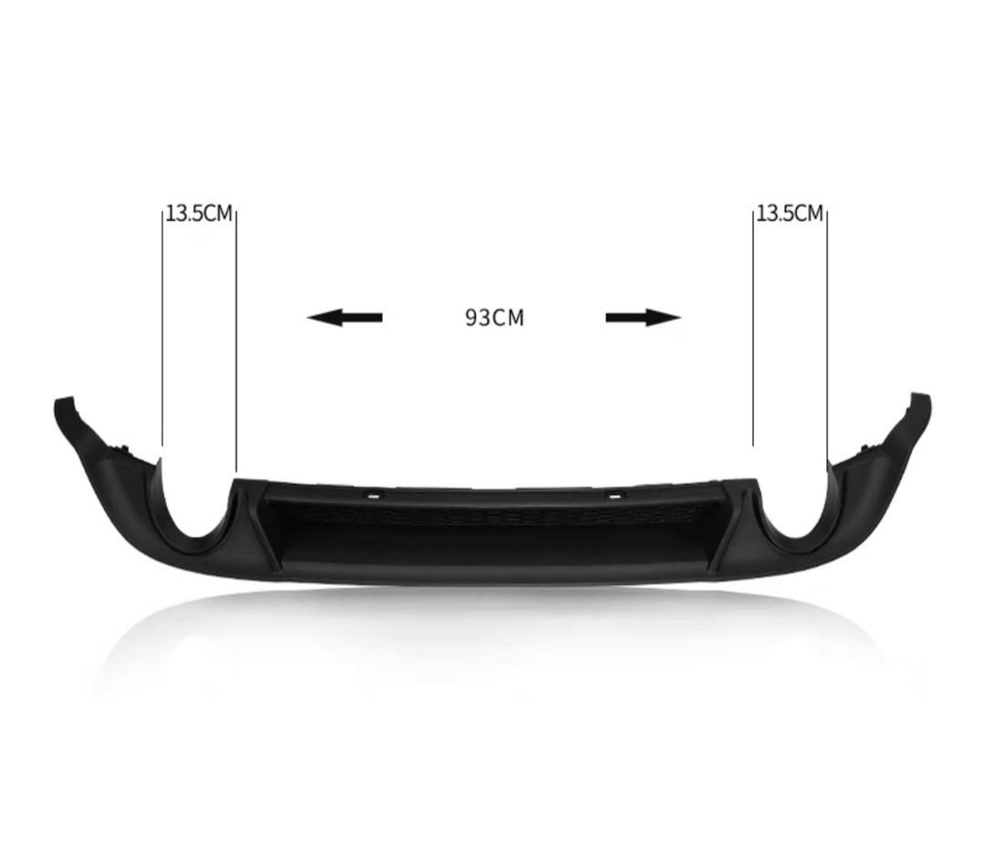 VW MK7/7.5 Golf TSI/R-Line/GTI/R Rear Diffuser, Car Accessories ...