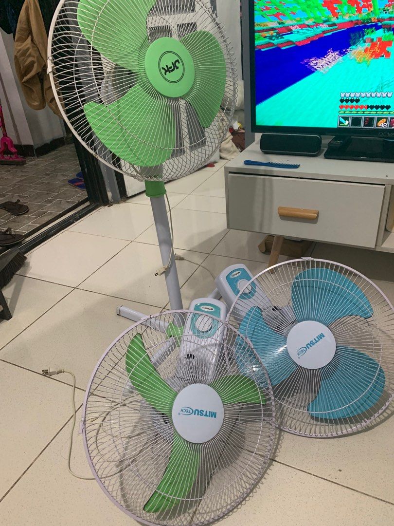 Wall Fan and stand fan, Furniture & Home Living, Lighting & Fans, Fans ...