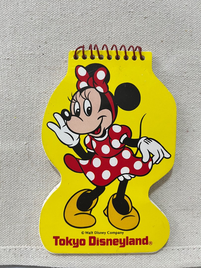 Walt Disney Minnie Mouse Memo Pad, Hobbies & Toys, Collectibles ...