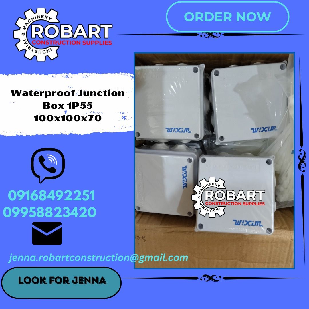 Waterproof Junction Box 1P55 100x100x70, Commercial & Industrial ...