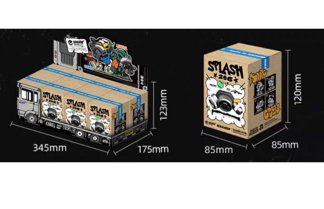 WAZZUPBABY SPLASH206 POPMART Full set / single blind box / Able to ...