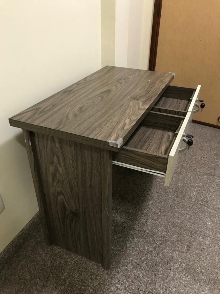 Work / Study Table with lockable drawers, Furniture & Home Living ...