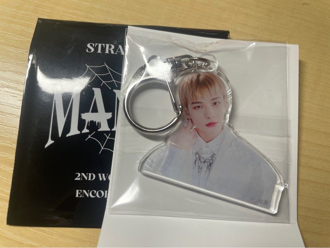 WTS Stray Kids skz Hyunjin official keychain Japan Merch, Hobbies ...