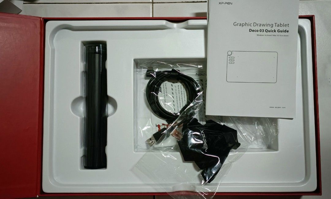 XP-Pen Deco 03 Wireless Drawing Tablet, Computers & Tech, Parts ...