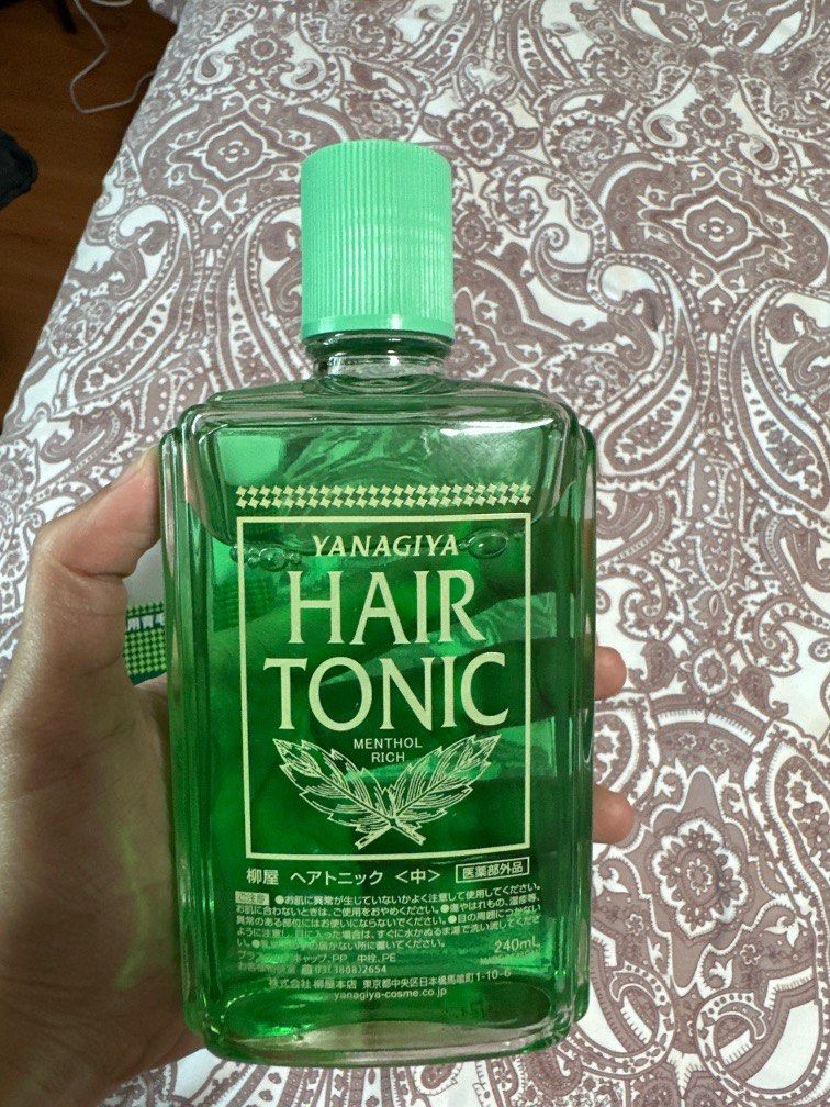 Yanagiya hair tonic, Beauty & Personal Care, Hair on Carousell
