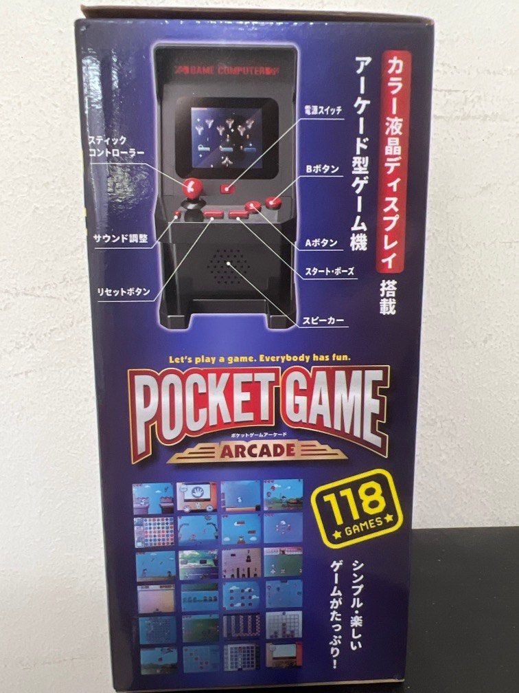 118 in 1 Pocket arcade game system, Video Gaming, Gaming Accessories ...