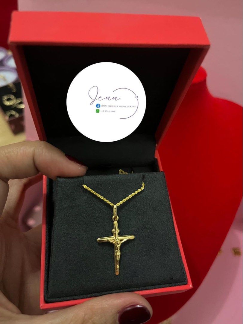 18K AUTHENTIC GOLD PAWNABLE, Women's Fashion, Jewelry & Organisers ...