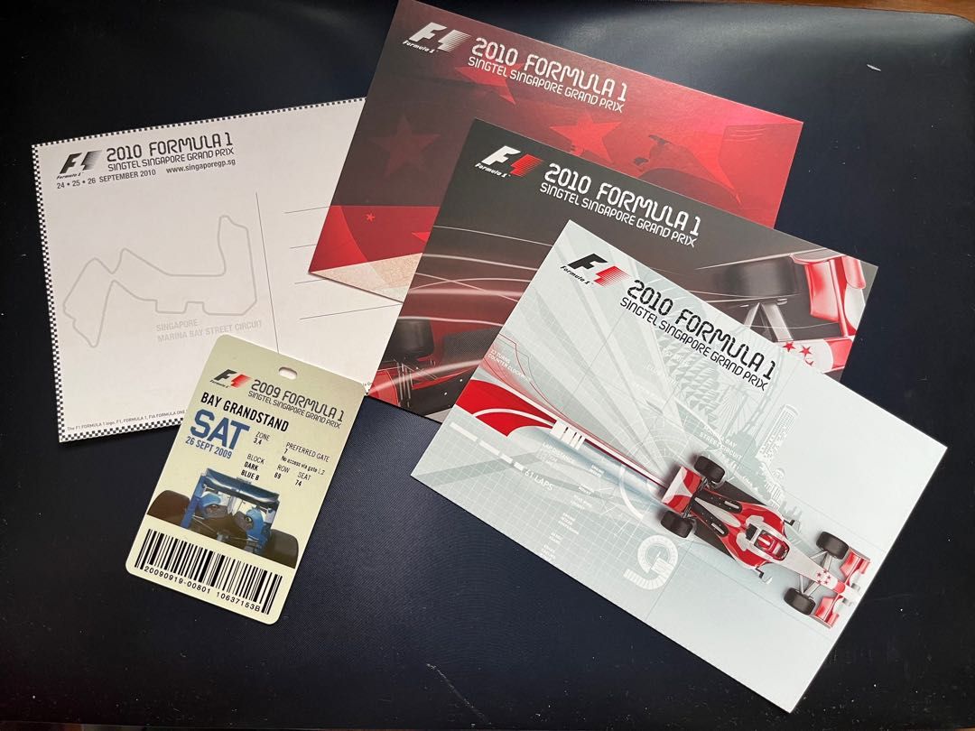 2010 F1 poster & postcards, Hobbies & Toys, Memorabilia & Collectibles ...