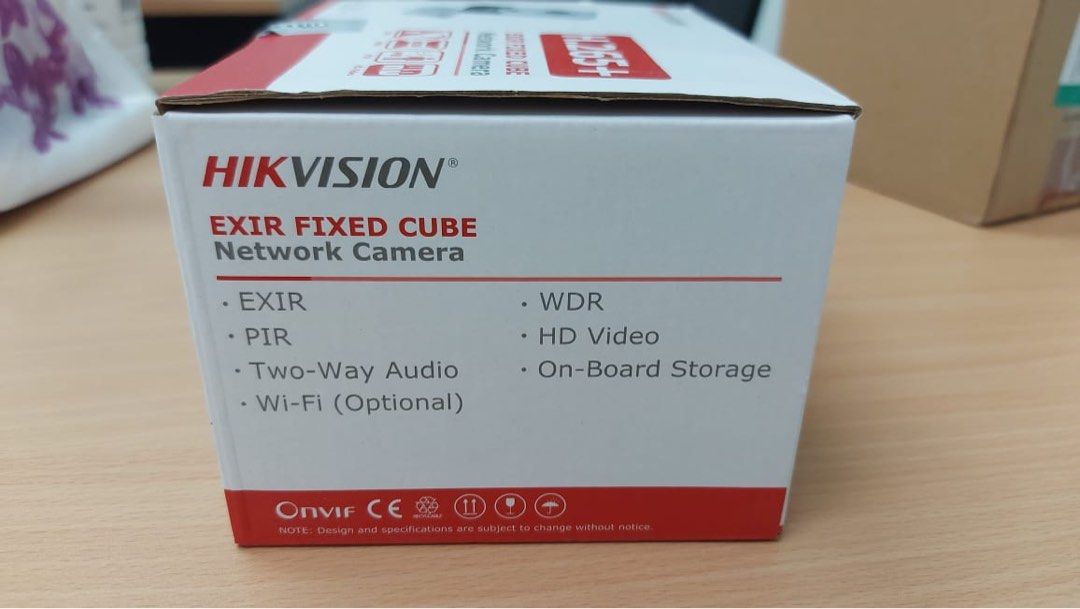 2 MP Indoor Audio Fixed PIR Cube Network Camera, Furniture & Home Living, Security & Locks ...