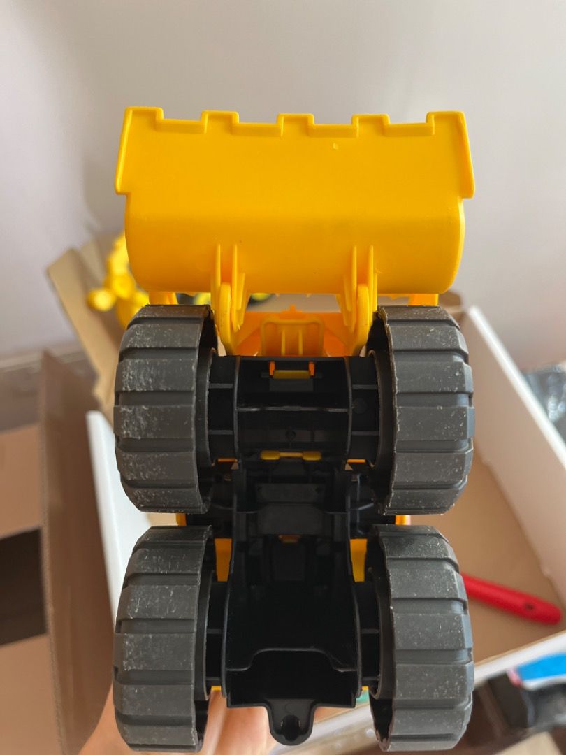 2 Toy cars digger and excavator, Hobbies & Toys, Toys & Games on Carousell