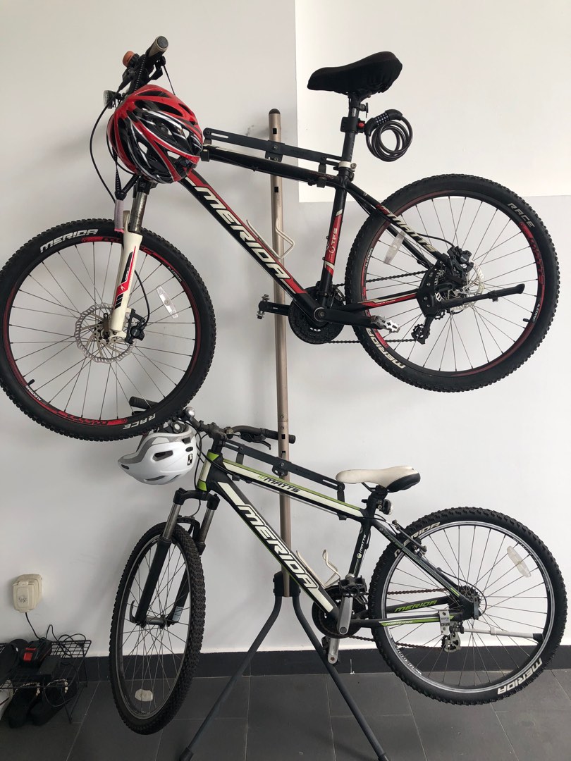 2 X Merida Mountain Bicycles & 1 Stand, Sports Equipment, Bicycles ...