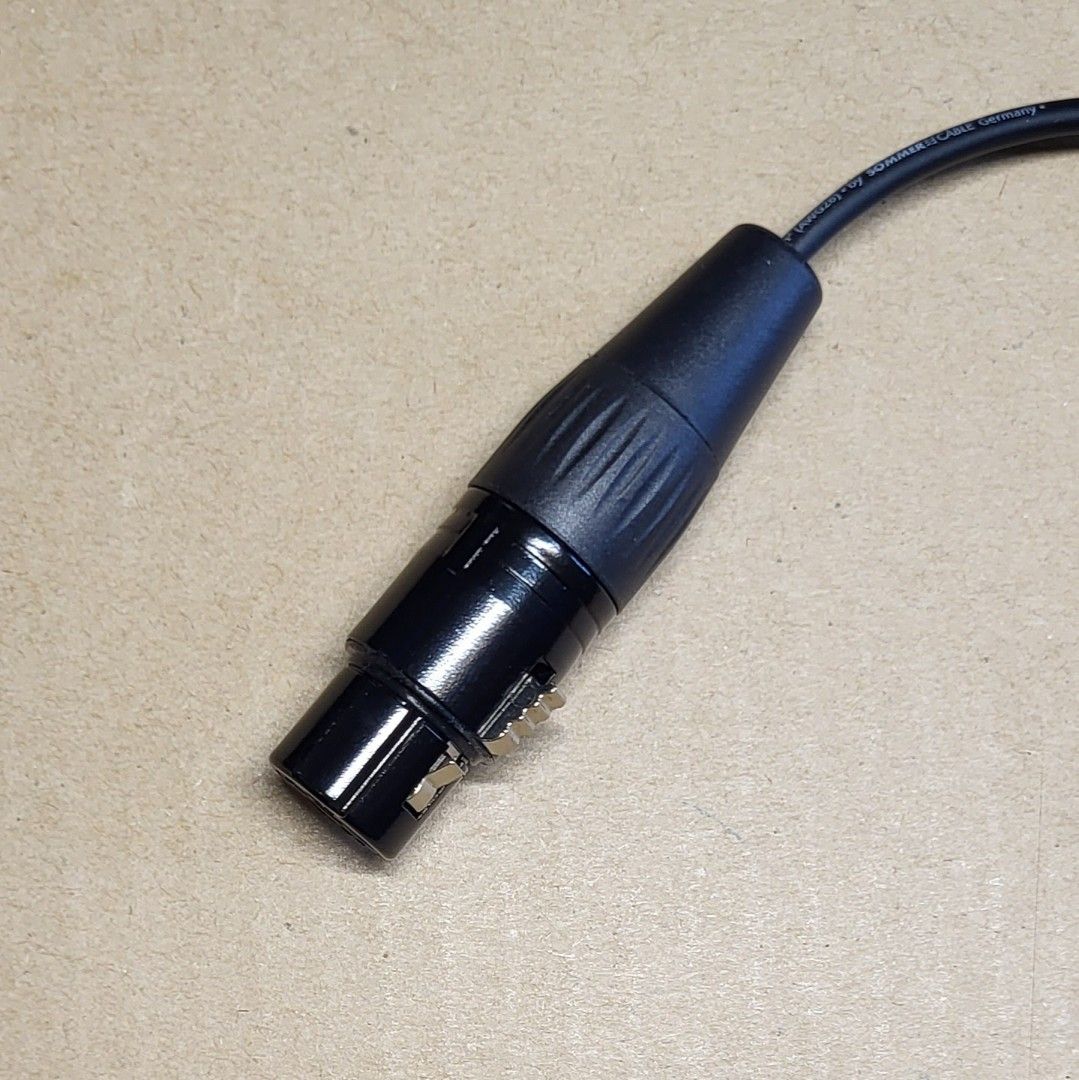 3.5mm stereo to XLR 4pin balanced, adapter, 音響器材, 其他音響配件及設備 - Carousell