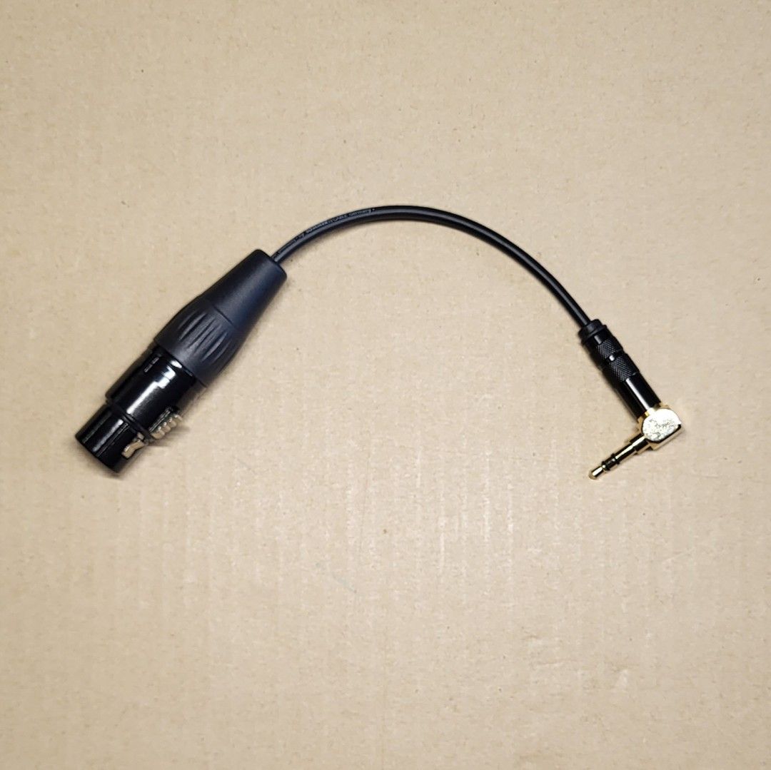 3.5mm stereo to XLR 4pin balanced, adapter, 音響器材, 其他音響配件及設備 - Carousell