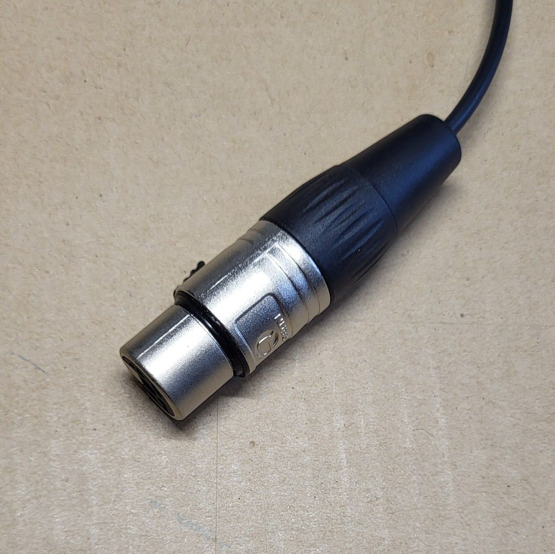 3.5mm to XLR 4pin balanced, adapter cable, 音響器材, 其他音響配件及設備 - Carousell