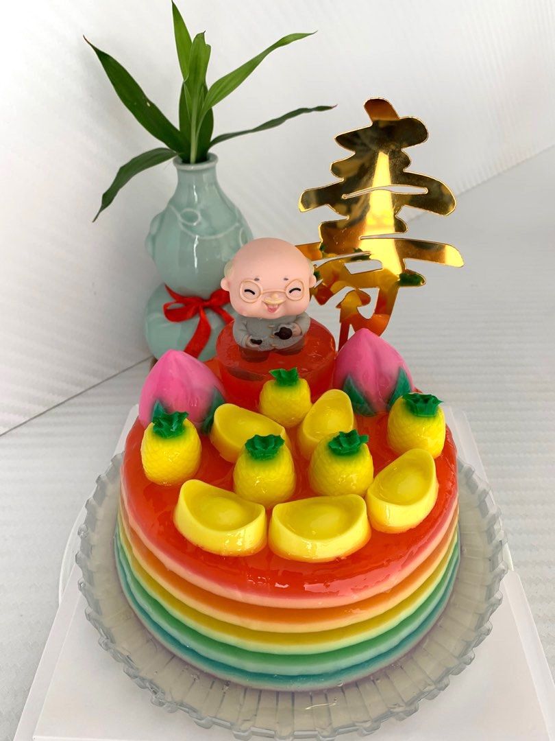 Agar Jelly Ah Gong cake, Food & Drinks, Homemade Bakes on Carousell