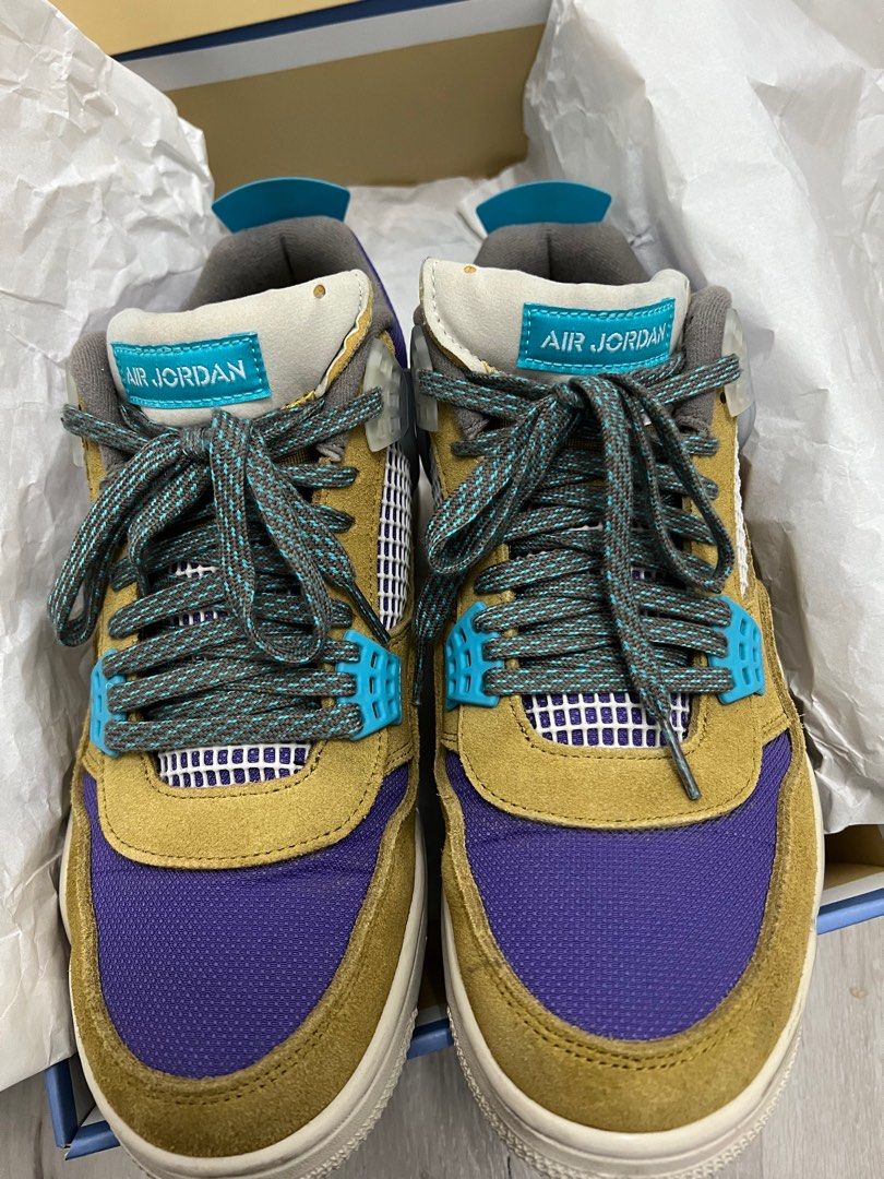 Air Jordan 4 Union Desert Moss, Men's Fashion, Footwear, Sneakers on ...