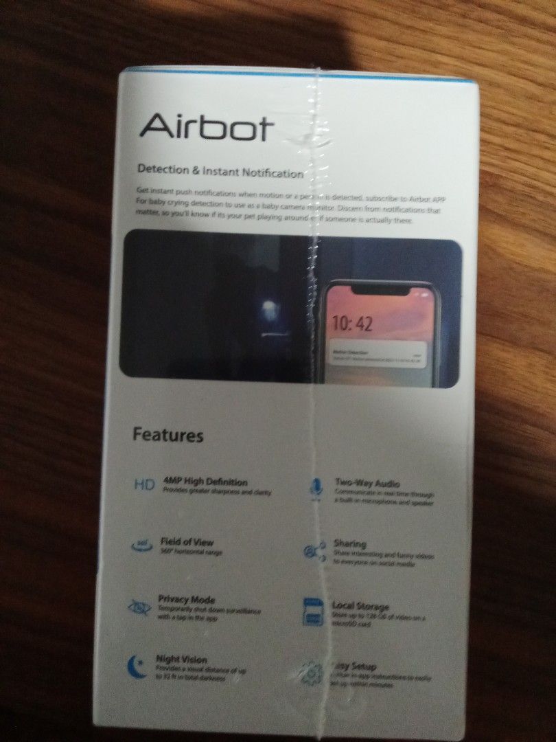 Airbot G7 Wifi Camera Cam IP, Furniture & Home Living, Security & Locks ...