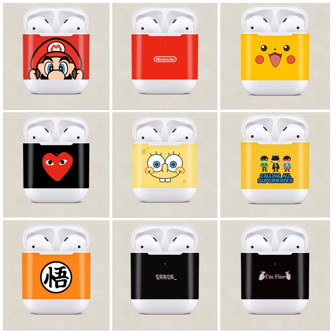 Airpods Decal / Airpods Sticker / Airpods Skin, Audio, Earphones on ...
