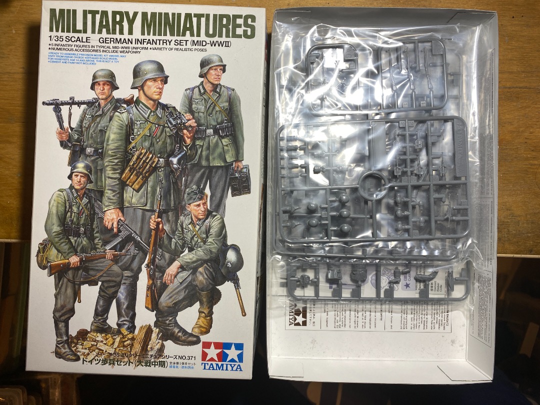 [全新 All New] TAMIYA 田宮 雙星 模型 No.35371 1/35 德軍士兵set , 興趣及遊戲, 玩具 & 遊戲類 ...
