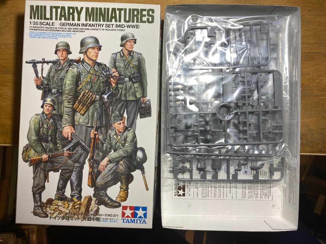 [全新 All New] TAMIYA 田宮 雙星 模型 No.35371 1/35 德軍士兵set , 興趣及遊戲, 玩具 & 遊戲類 ...
