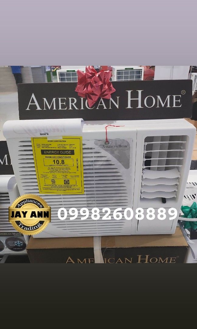 America Home window type aircon, TV & Home Appliances, Air Conditioning ...