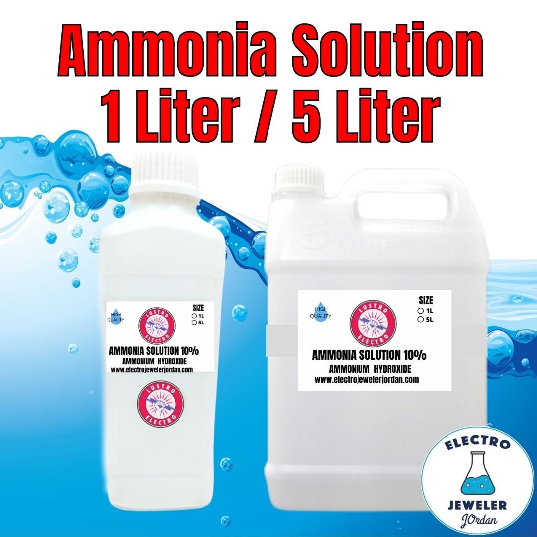 Ammonia solution 10% Cleaning, Disinfecting, Electroplating, Degreasing ...