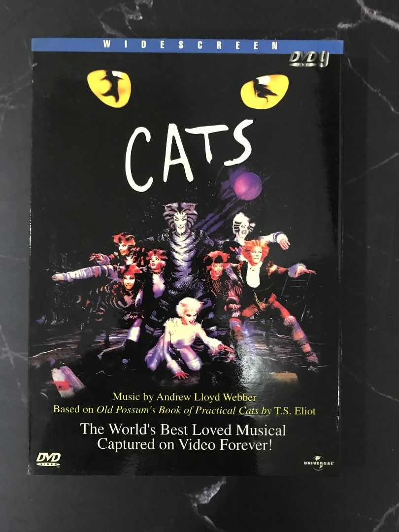Andrew Lloyd Webber CATS DVD, Hobbies & Toys, Music & Media, CDs & DVDs ...