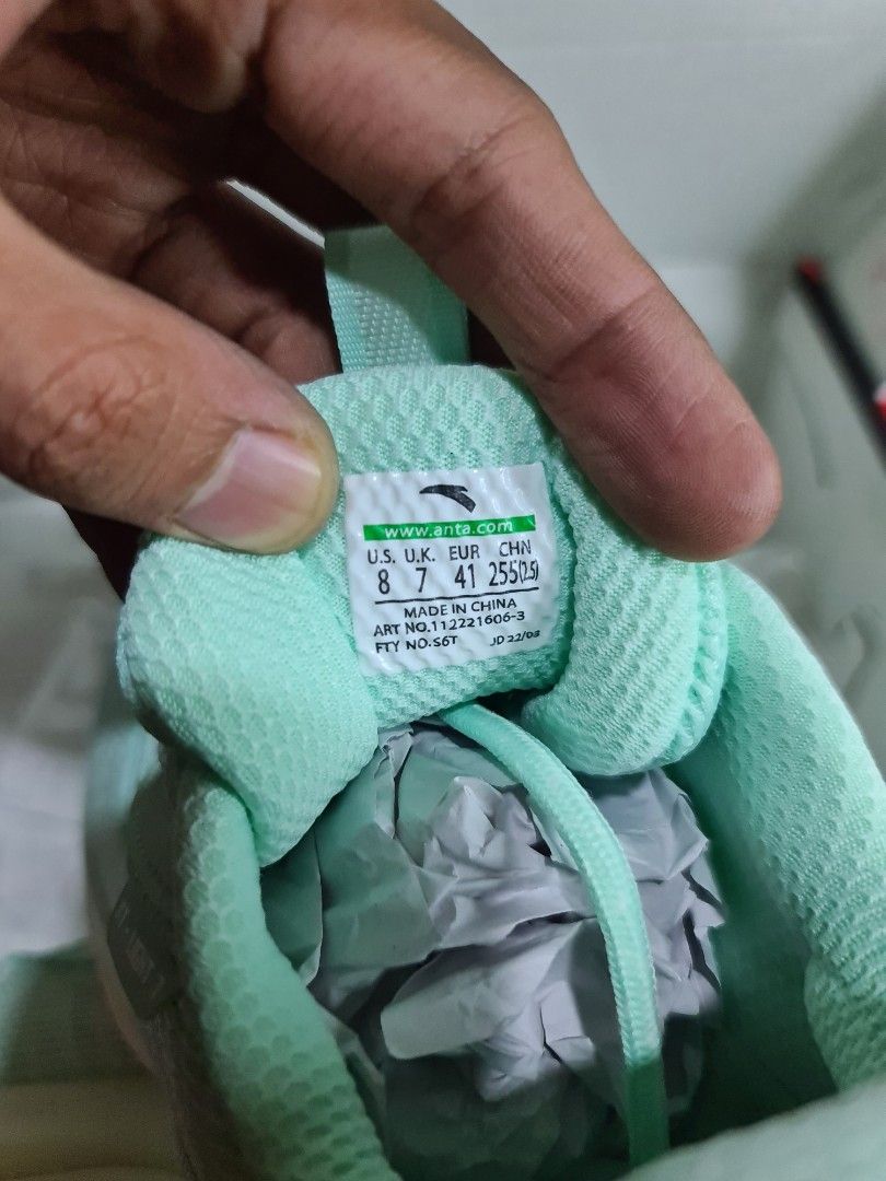 Anta Klay Thompson KT7 Light - Green (US 8), Men's Fashion, Footwear ...