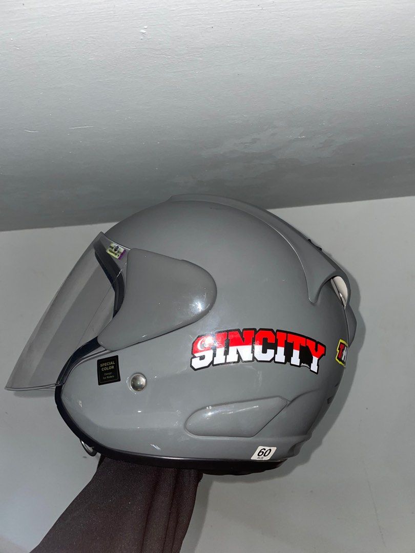 Arc Ritz Modern Grey XxL helmet, Motorcycles, Motorcycle Apparel on ...