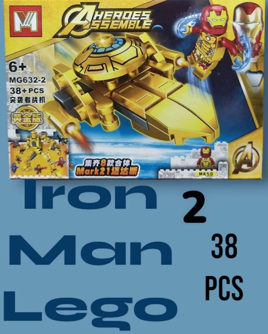 Assorted Iron Man Lego Building Blocks set on Carousell