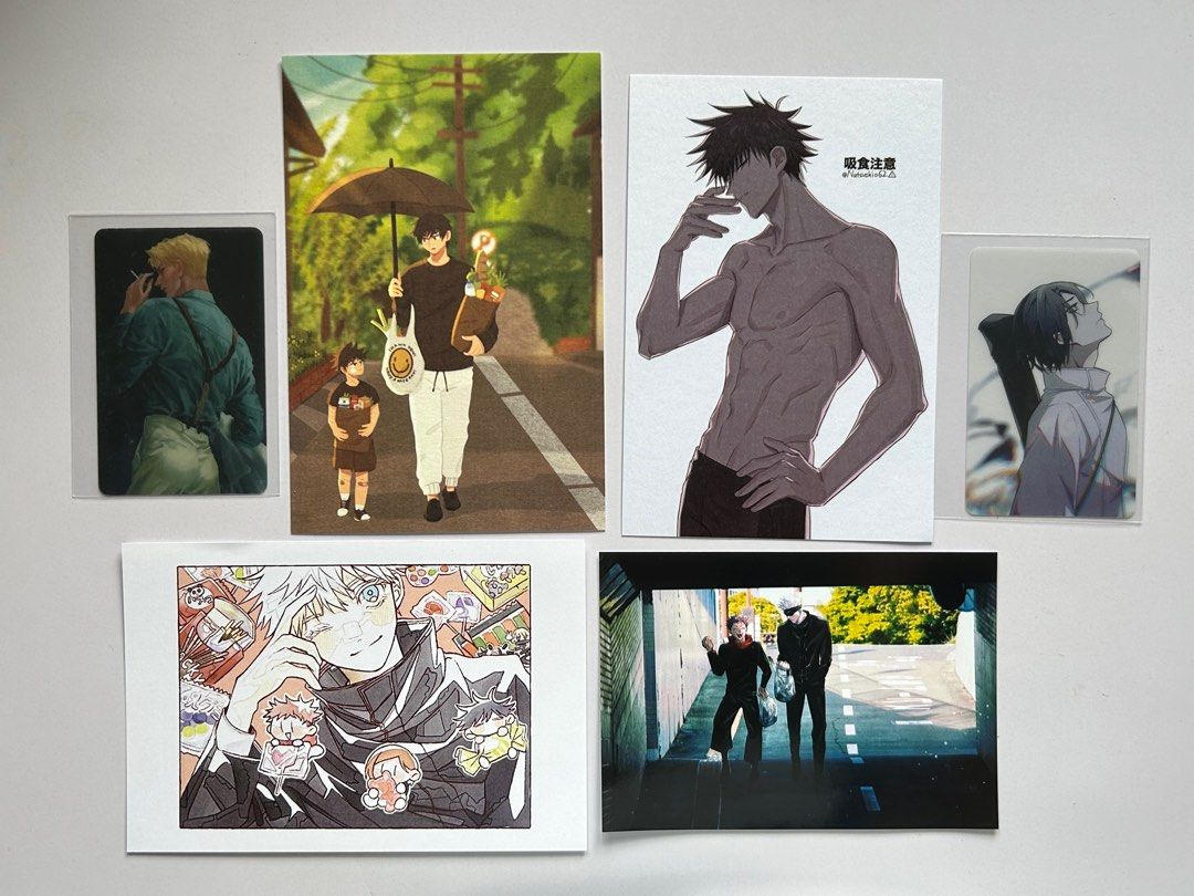 Assorted Jujutsu Kaisen Paper Goods on Carousell