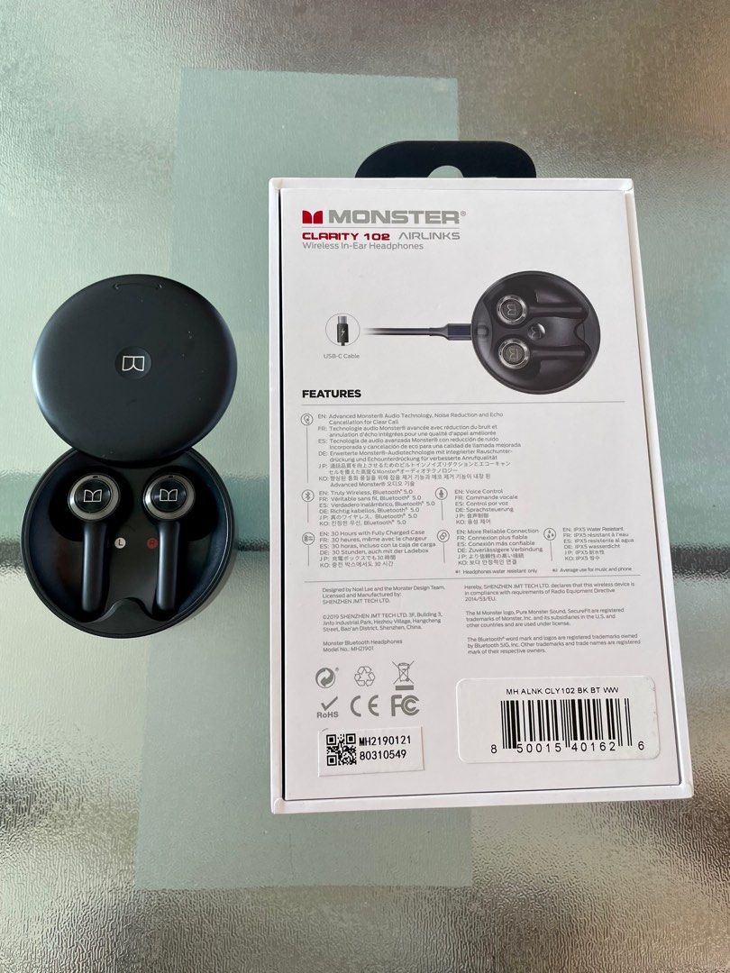 Authentic Monster Clarity 102 Airlinks, Audio, Earphones on Carousell