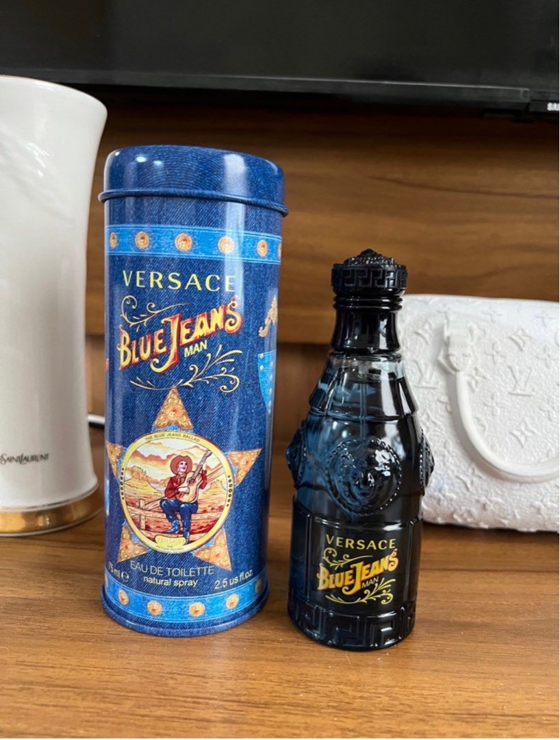 Authentic Versace Blue Jeans perfume on Carousell