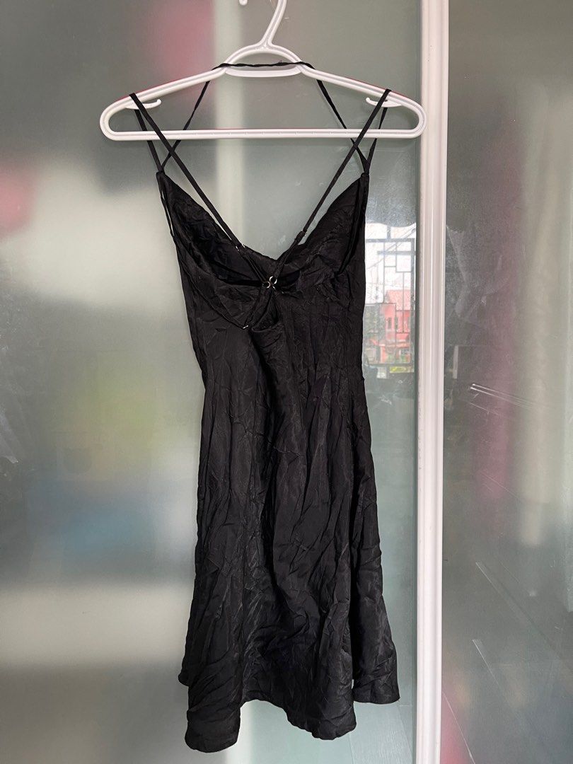 Backless black mini dress, Women's Fashion, Dresses & Sets, Dresses on ...