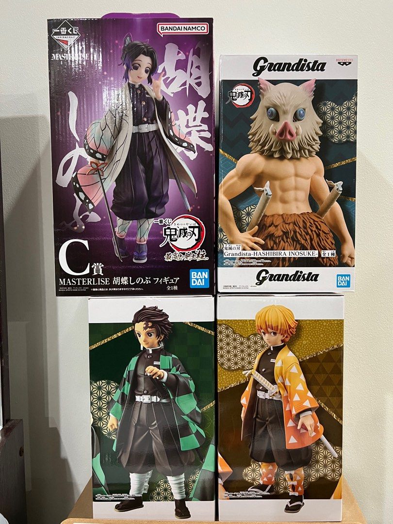 Bandai Demon Slayer Set of 4 Grandista Masterlise Shinobu Tanjiro ...