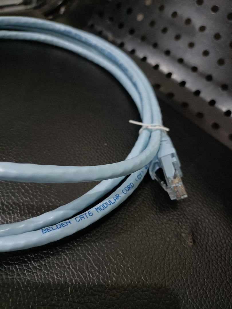 Belden Patch Cord 1m-Blue, Computers & Tech, Parts & Accessories ...