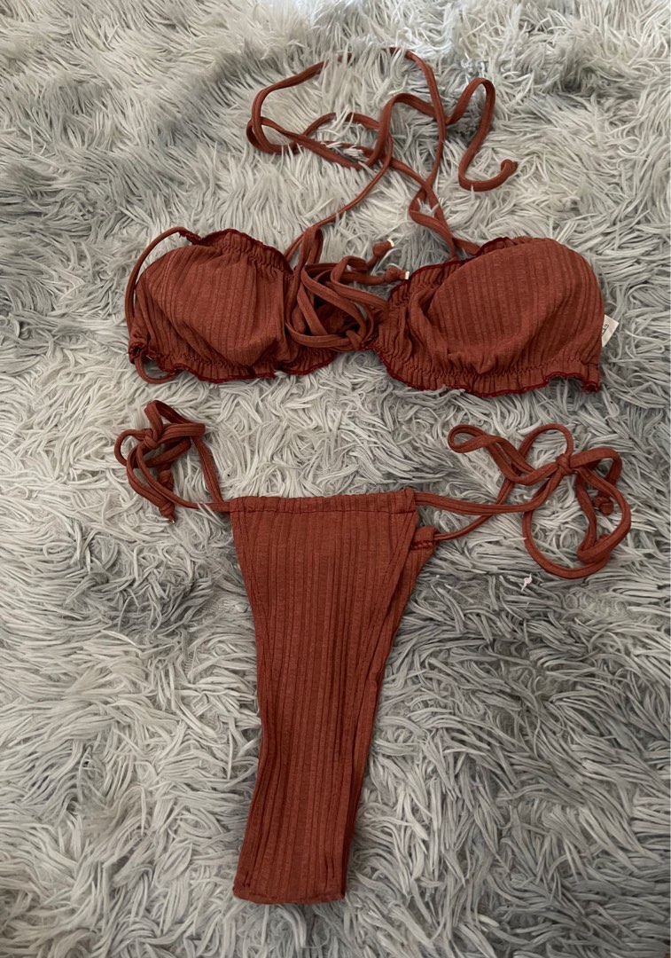Bikini in rust color, Women's Fashion, Swimwear, Bikinis & Swimsuits on ...