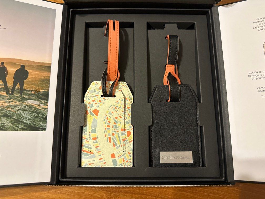 BNIB Marriott Bonvoy Lifetime Platinum bag tags, Hobbies & Toys, Travel ...