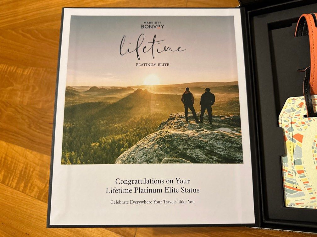 BNIB Marriott Bonvoy Lifetime Platinum bag tags, Hobbies & Toys, Travel ...