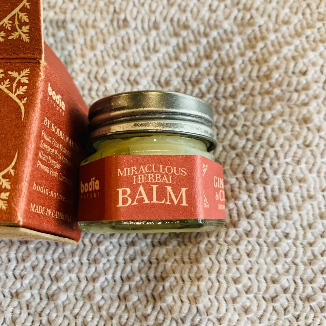 Bodia Miraculous Herbal Balm in Ginger and Clove, Beauty & Personal ...