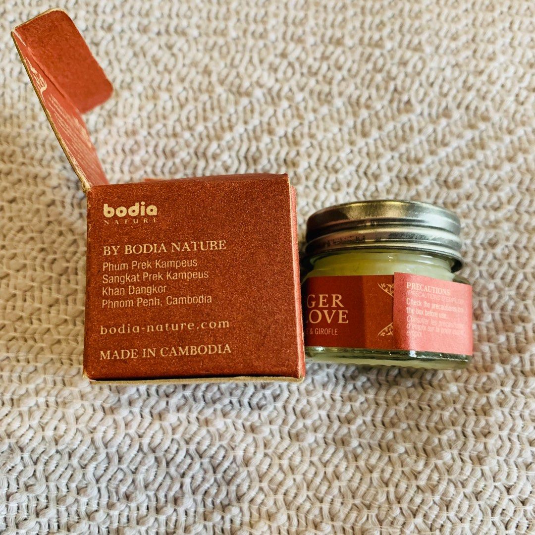 Bodia Miraculous Herbal Balm in Ginger and Clove, Beauty & Personal ...